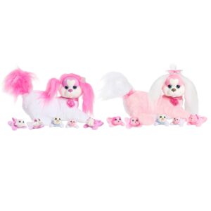 Puppy Surprise 9.5-inch Small Plush KiKi, Puppy Stuffed Animal, Plushies, Pink, Pretend Play, Kids Toys for Ages 3 Up by Just Play