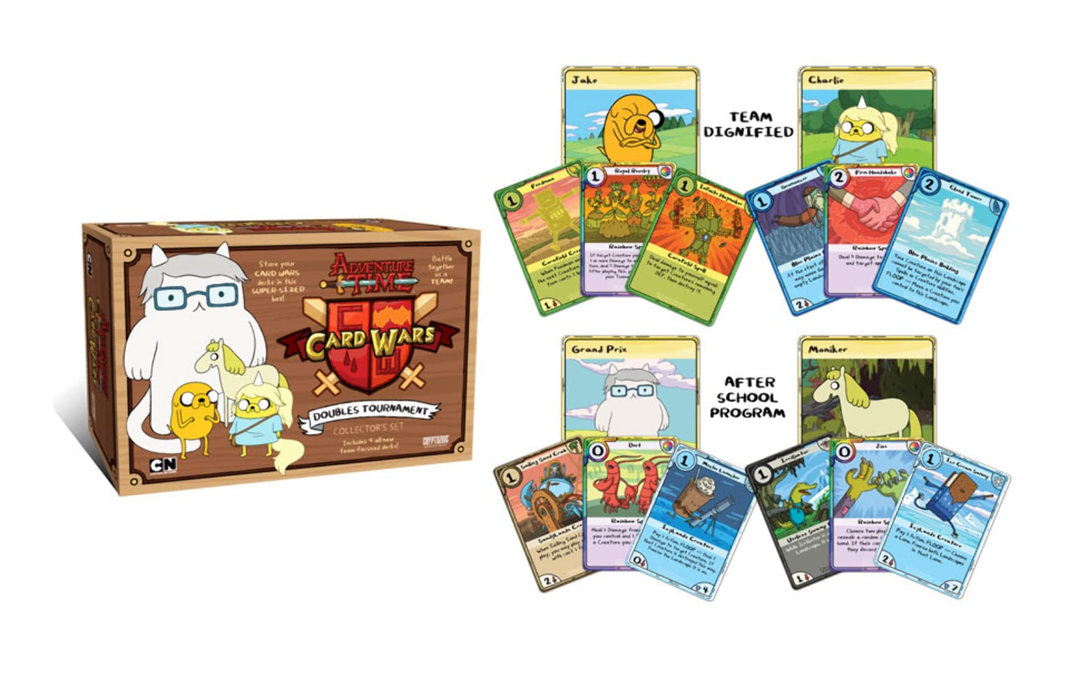 Cryptozoic Entertainment Adventure Time Card Wars Doubles Tournament Card Game