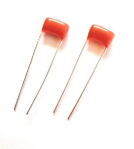 2 x .022uf 100v orange drop guitar tone capacitors small size 716p polypropylene