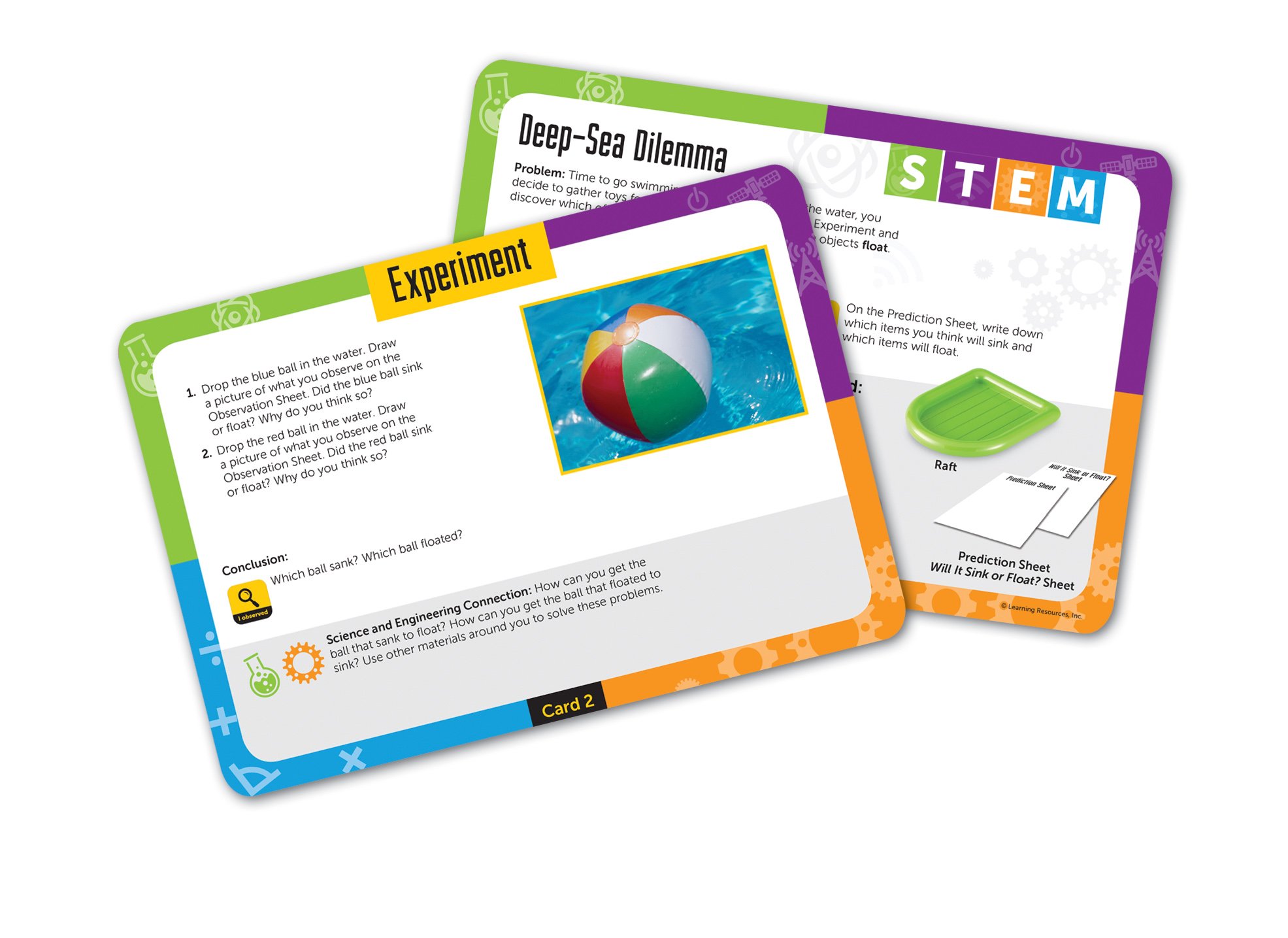 Learning Resources STEM Sink or Float Activity Set, Early Science Concepts, 32 Pieces, Ages 5+