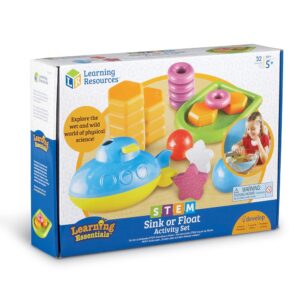 Learning Resources STEM Sink or Float Activity Set, Early Science Concepts, 32 Pieces, Ages 5+