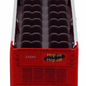 Showcasts Chicago Sightseeing Double Decker Bus Open Top, Red 2168CG - 6 Inch Scale Diecast Model Replica, but NO Box