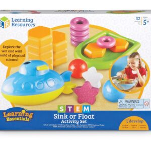 Learning Resources STEM Sink or Float Activity Set, Early Science Concepts, 32 Pieces, Ages 5+