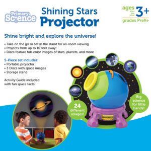 Learning Resources Shining Stars Projector, Solar System Space Toy Set, 5Piece Set, Ages 3+, Multicolor, Model:LER2830