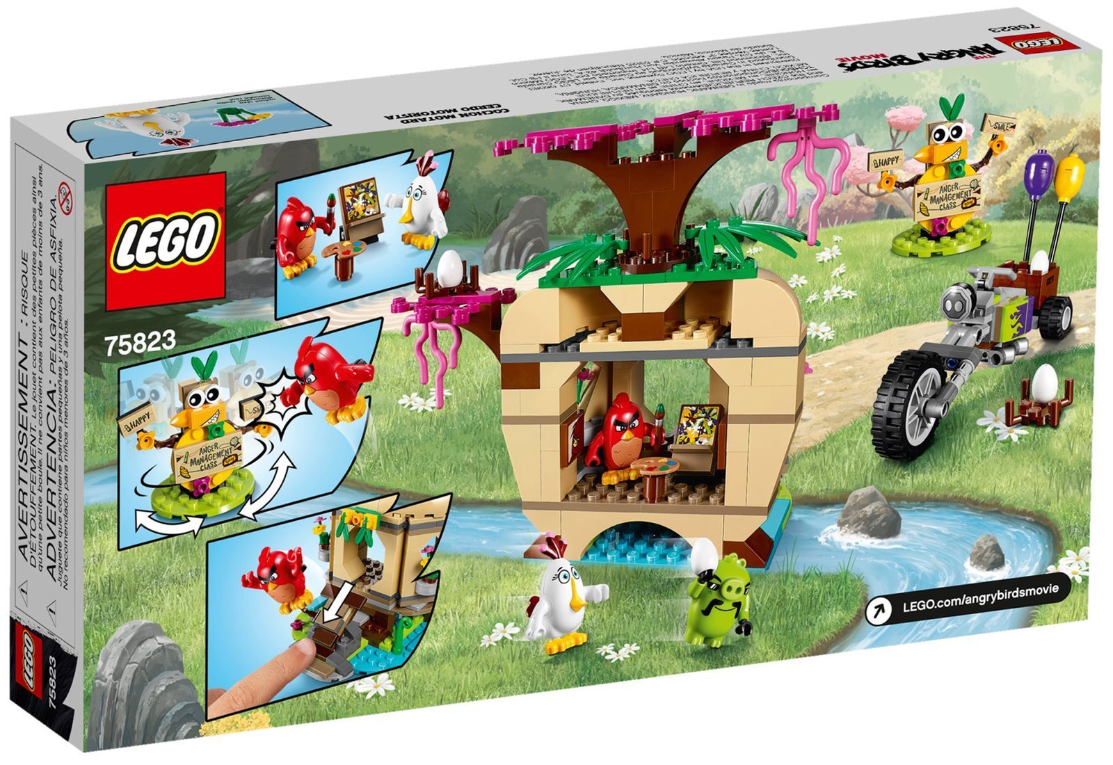 LEGO Angry Birds 75823 Bird Island Egg Heist Building Kit (277 Piece)