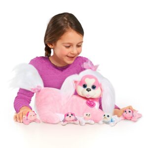 Puppy Surprise 9.5-inch Small Plush KiKi, Puppy Stuffed Animal, Plushies, Pink, Pretend Play, Kids Toys for Ages 3 Up by Just Play