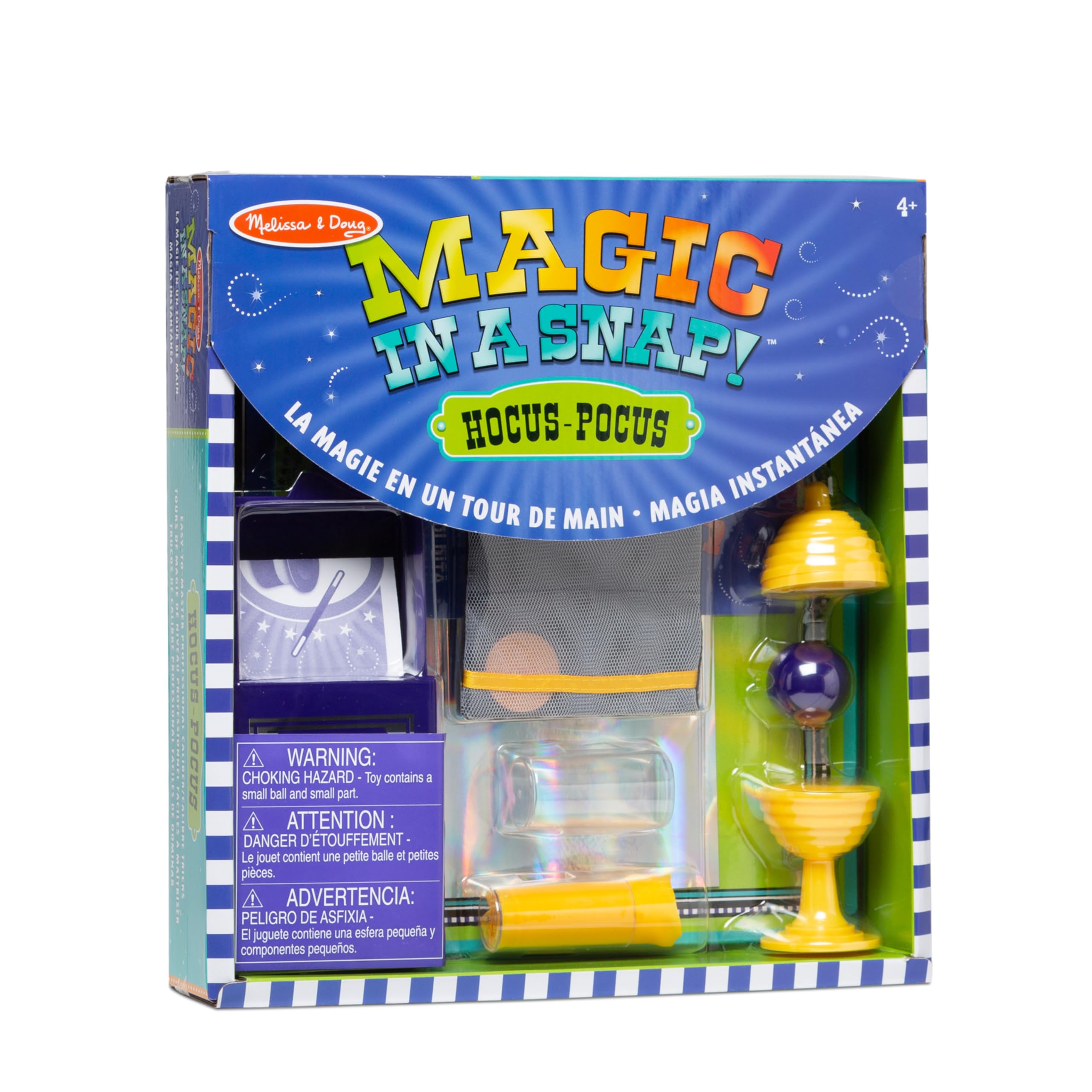 Melissa & Doug Magic in a Snap! Hocus Pocus Collection Magic Tricks Set (12 pcs)