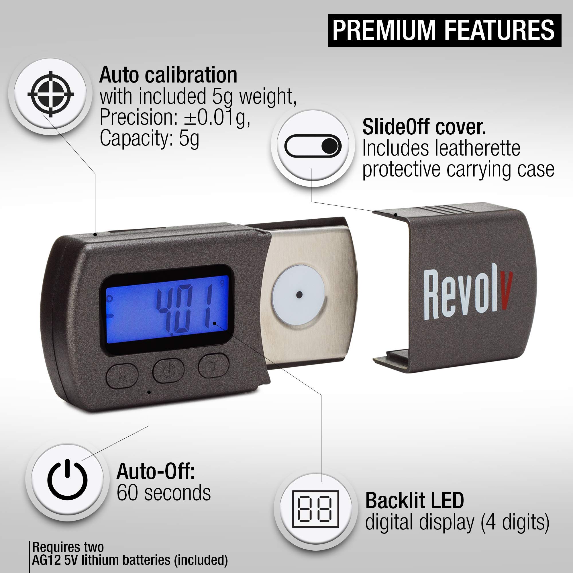 Revolv Turntable Stylus Gauge