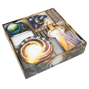 The Broken Token Board Game Organizer - Cosmic Encounter Compatible Collector's Edition Game Crate & Storage Box with Multiple Trays