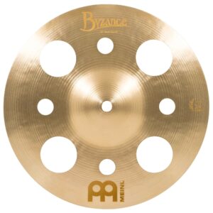 meinl cymbals byzance 10" vintage trash splash — made in turkey — hand hammered b20 bronze, 2-year warranty, b10trs, inch