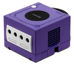 replacement indigo nintendo gamecube console - no cables or accessories