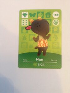 nintendo animal crossing happy home designer amiibo card nan 168/200 usa version