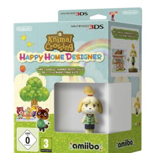 Nintendo Animal Crossing: Happy Home Designer + amiibo Isabelle - video games (Nintendo 3DS, Simulation, Nintendo, 02/10/2015, K-A (Kids to Adults), Basic)