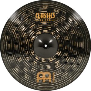 meinl cymbals classics custom dark 21" crash cymbal for drum set — made in germany — b12 bronze, 2-year warranty (cc21dac)