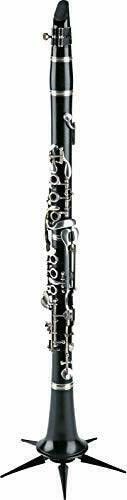 K&M - König & Meyer 15228.000.55 Clarinet In-Bell Portable Stand - Lightweight with 5 Leg Folding Base - Fits A and B Clarinets - Stable Secure Base - Professional Grade - Made in Germany - Black