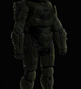 Disguise Child Master Chief Ultra Prestige Costume Medium, Army Green