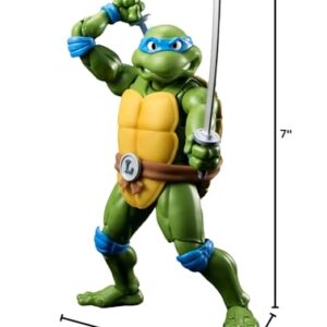 Bandai TAMASHII NATIONS S.H. Figuarts Leonardo "Teenage Mutant Ninja Turtles" Action Figure, 6 inches (BAN06450)