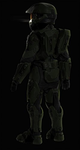 Disguise Child Master Chief Ultra Prestige Costume Medium, Army Green