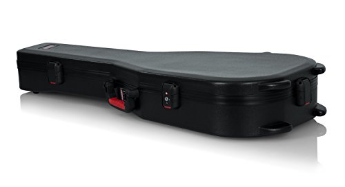 Gator Cases Molded Flight Case for Classical Style Acoustic Guitars with TSA Approved Locking Latch; (GTSA-GTRCLASS)