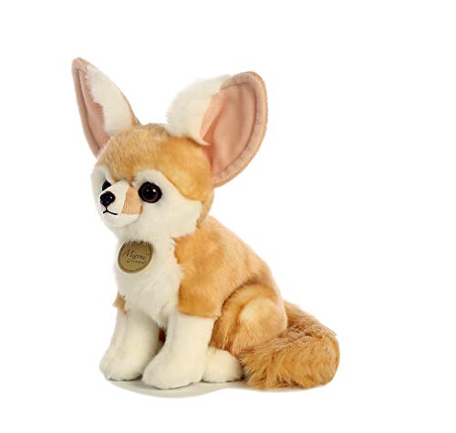 Aurora® Realistic Miyoni® Fennec Fox Stuffed Animal - Lifelike Detail - Cherished Companionship - Brown 9 Inches