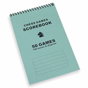 wholesale chess quality chess scorebook - skyblue