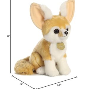 Aurora® Realistic Miyoni® Fennec Fox Stuffed Animal - Lifelike Detail - Cherished Companionship - Brown 9 Inches