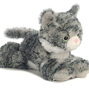 Aurora® Adorable Mini Flopsie™ Lily™ Stuffed Animal - Playful Ease - Timeless Companions - Gray 8 Inches