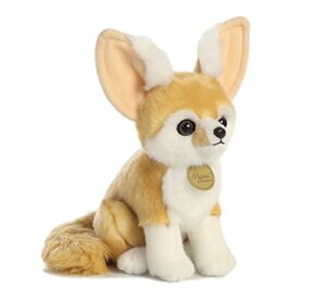 aurora® realistic miyoni® fennec fox stuffed animal - lifelike detail - cherished companionship - brown 9 inches