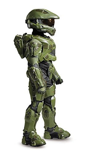 Disguise Child Master Chief Ultra Prestige Costume Medium, Army Green