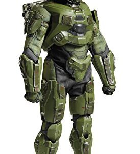 Disguise Child Master Chief Ultra Prestige Costume Medium, Army Green