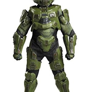 Disguise Child Master Chief Ultra Prestige Costume Medium, Army Green