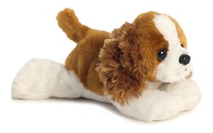 aurora® adorable mini flopsie™ charles™ stuffed animal - playful ease - timeless companions - brown 8 inches