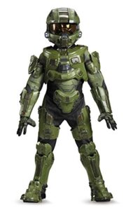 disguise child master chief ultra prestige costume medium, army green