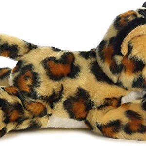 Aurora® Adorable Mini Flopsie™ Amazon Jaguar™ Stuffed Animal - Playful Ease - Timeless Companions - Brown 8 Inches