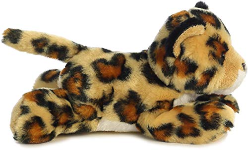 Aurora® Adorable Mini Flopsie™ Amazon Jaguar™ Stuffed Animal - Playful Ease - Timeless Companions - Brown 8 Inches