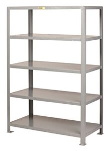 little giant products - div. o, steel shelving with 5 shelf 15 inch shelf clearance, wss-2448-5, d x w: 24 x 48, weight: 299#, 5sh-2448-72