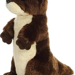 Aurora® Adorable Mini Flopsie™ River Otter Stuffed Animal - Playful Ease - Timeless Companions - Brown 8 Inches