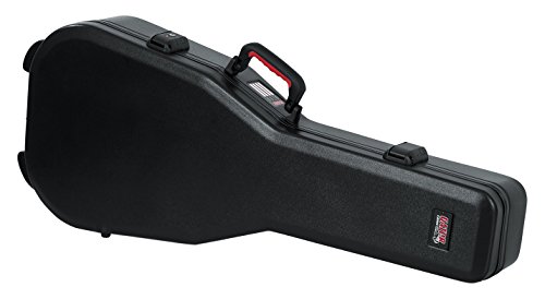 Gator Cases Molded Flight Case for Classical Style Acoustic Guitars with TSA Approved Locking Latch; (GTSA-GTRCLASS)