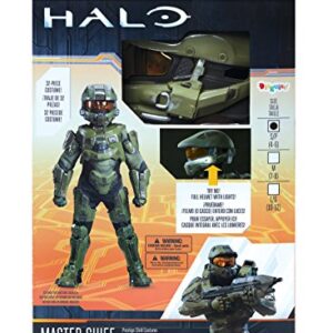 Disguise Child Master Chief Ultra Prestige Costume Medium, Army Green