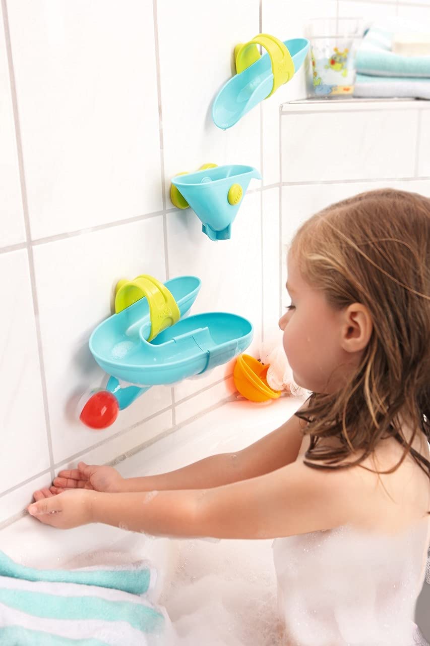 HABA Bathing Bliss Bathtub Ball Track Water Course (5 Piece)