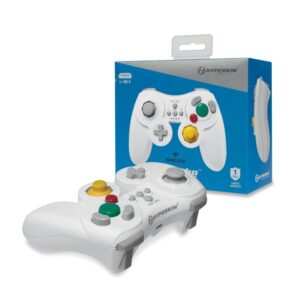 hyperkin procube wireless controller for wii u (white)