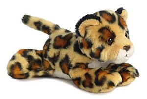 aurora® adorable mini flopsie™ amazon jaguar™ stuffed animal - playful ease - timeless companions - brown 8 inches