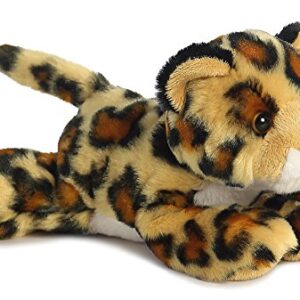 Aurora® Adorable Mini Flopsie™ Amazon Jaguar™ Stuffed Animal - Playful Ease - Timeless Companions - Brown 8 Inches