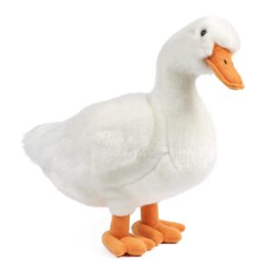 living nature duck stuffed animal | fluffy duck toy | soft toy gift for kids | 14 inches