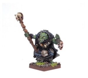 mantic games mgkwo102 orc godspeaker miniature model