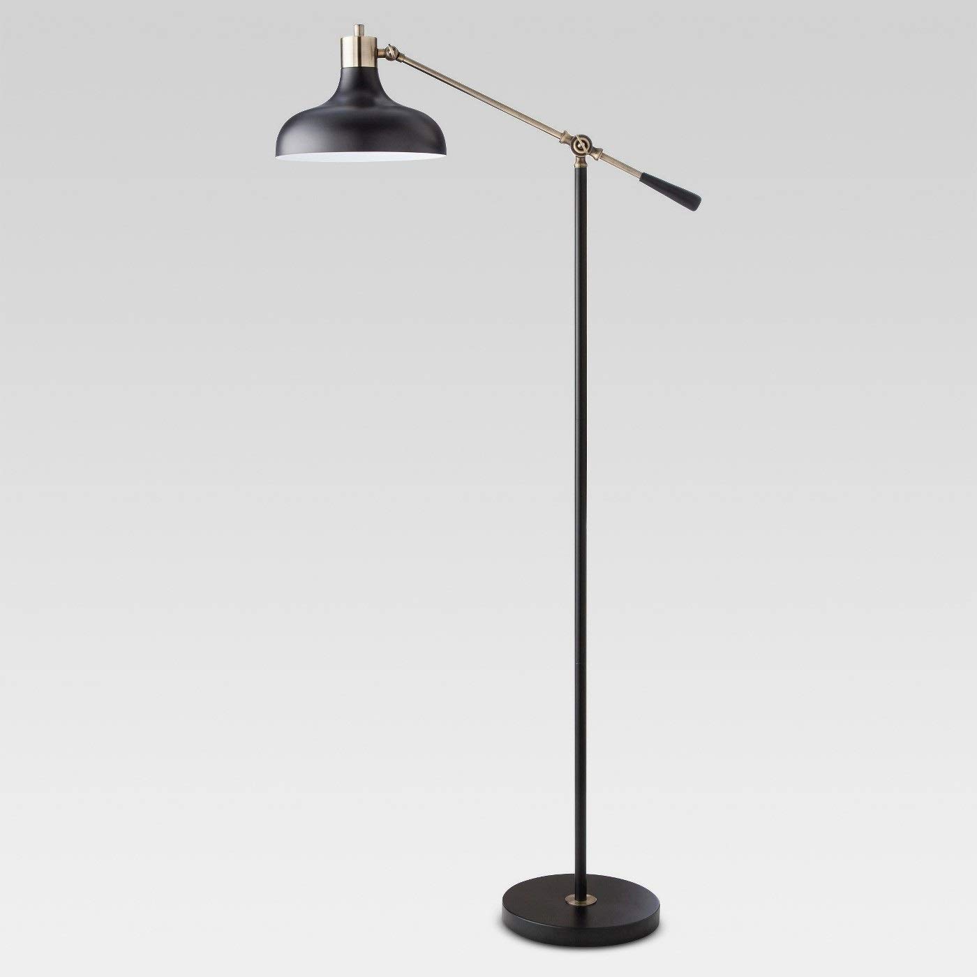 Ebony Crosby Schoolhouse Floor Lamp - Black (Includes CFL Bulb) - Threshold