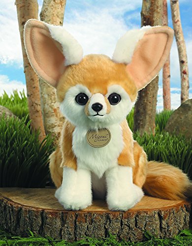 Aurora® Realistic Miyoni® Fennec Fox Stuffed Animal - Lifelike Detail - Cherished Companionship - Brown 9 Inches