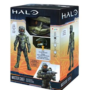 Disguise Child Master Chief Ultra Prestige Costume Medium, Army Green