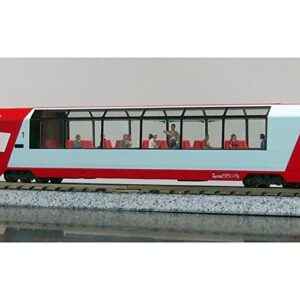 N gauge 24-223 passengers on the Glacier Express (2nd class cars and 1-car) by Kato