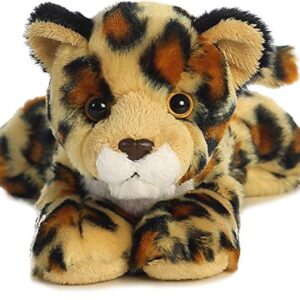 Aurora® Adorable Mini Flopsie™ Amazon Jaguar™ Stuffed Animal - Playful Ease - Timeless Companions - Brown 8 Inches